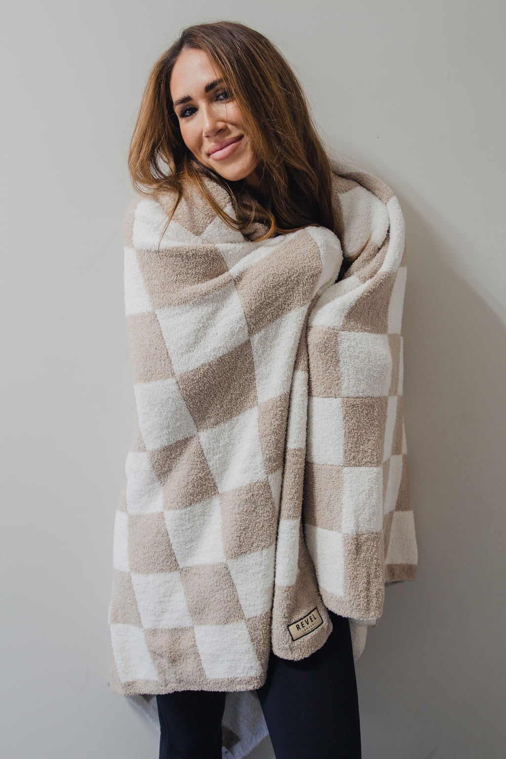 Plush Checker Blanket – Revel Company